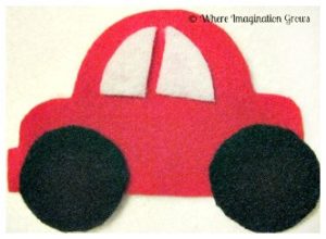 Felt Board Shape City with Houses & Cars - Where Imagination Grows