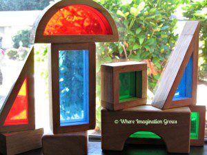 Fun with Rainbow Blocks & Shadows - Where Imagination Grows