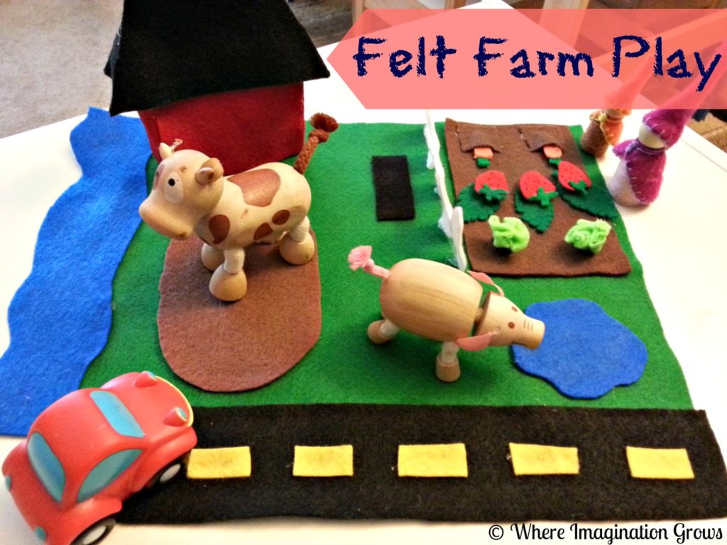 DIY Felt Play Mats: Farm & Grassland Pretend Play - Where Imagination Grows