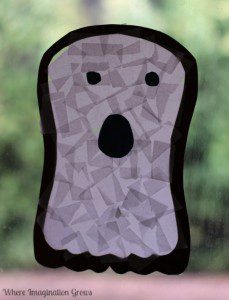 Halloween Crafts: Ghosts on the Light Table {Read & Play} - Where ...