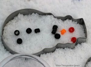Winter Snowman Sensory Box - Where Imagination Grows