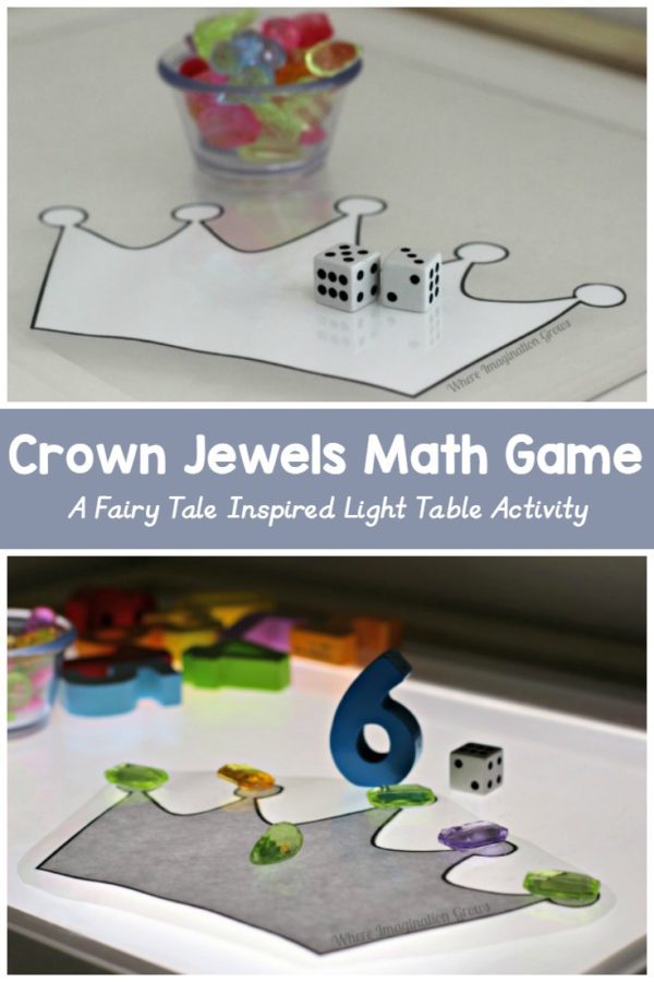 Light Table Princess Crown Math Game - Where Imagination Grows