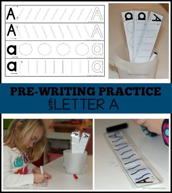 Trace, Color, Stamp & Write - ABC Printable for Kids - Where ...