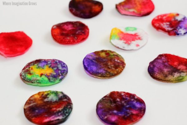 Cotton Rounds Flower Craft for Kids - Where Imagination Grows