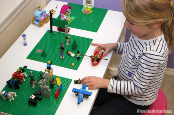 Calm Down Corner for Kids with DIY LEGO Table - Where Imagination Grows
