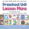 A Year of Preschool Lesson Plans: 20 Themed Units! - Where Imagination ...